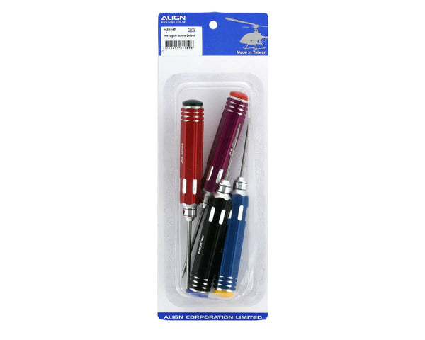 Align Hexagon Screw Driver Set (1.5, 2.0, 2.5, 3.0mm) – Blackwidow Hobbies